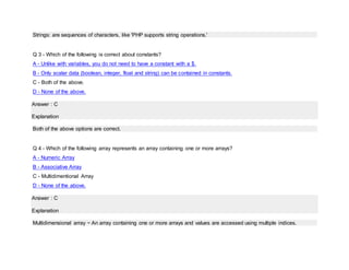 PHP | DOCX | Programming Languages | Computing