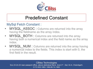 Php verses my sql | PPT