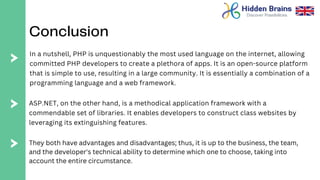 Difference Between Asp.Net and PHP | PPT
