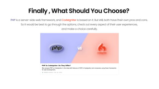 PHP Vs CodeIgniter Do They Differ.pdf