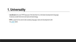 PHP vs JavaScript | PPTX