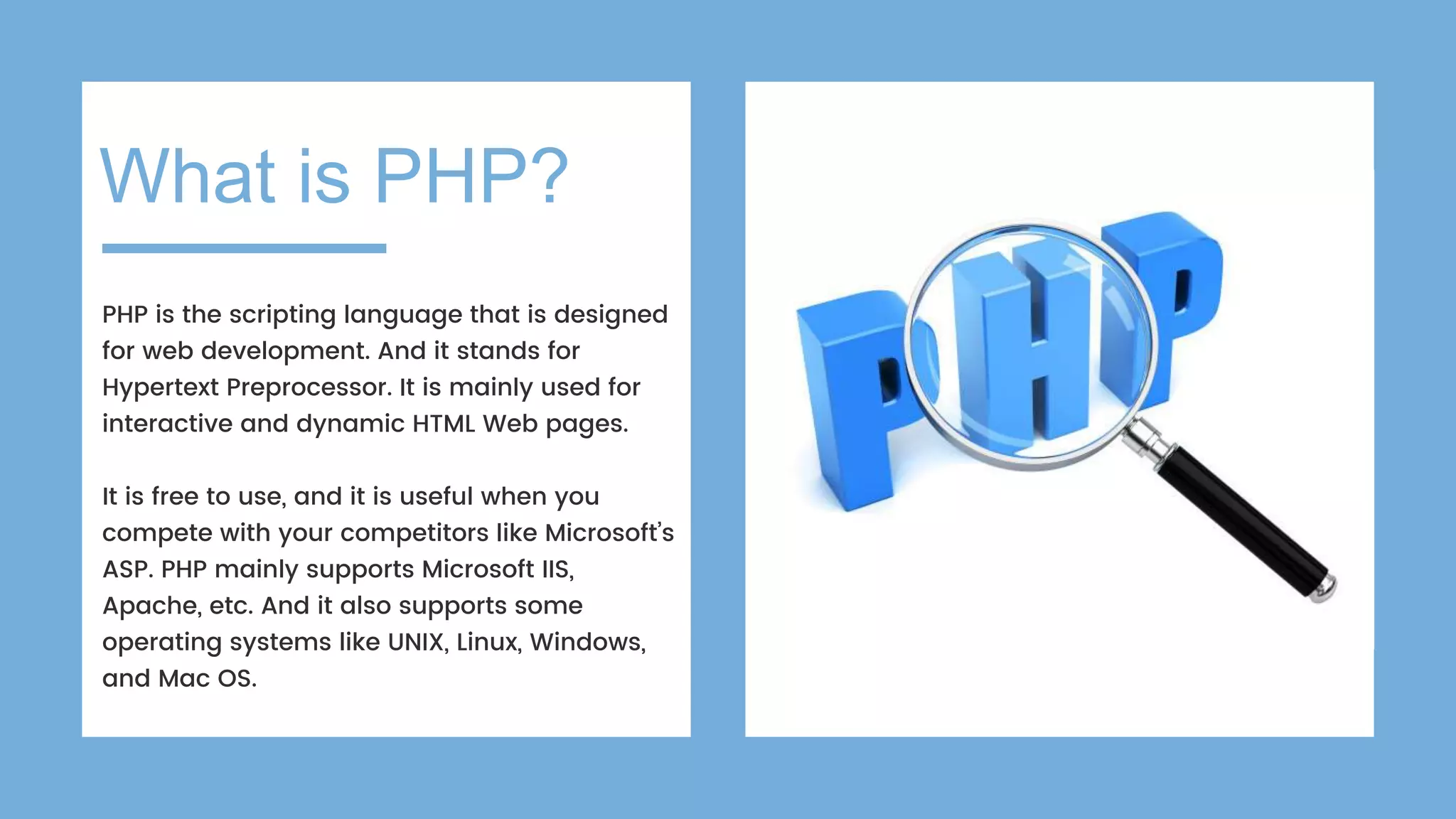 Php Vs Python The Comparison You Should Know Ppt
