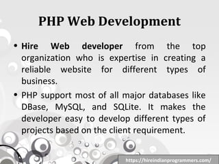 PHP Web Development | PPT