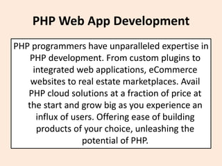 PHP Website Developers | PPT
