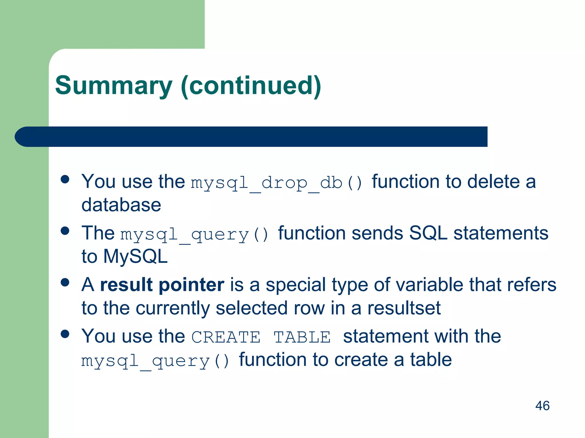Php With Mysql Database