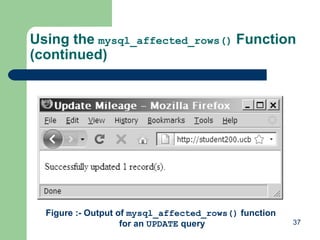 Php with MYSQL Database | PPT