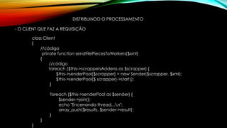 PHP distribuído e paralelo: multithread + stream sockets | PPT