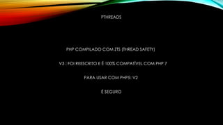 PHP distribuído e paralelo: multithread + stream sockets | PDF | Web Design and HTML | Internet