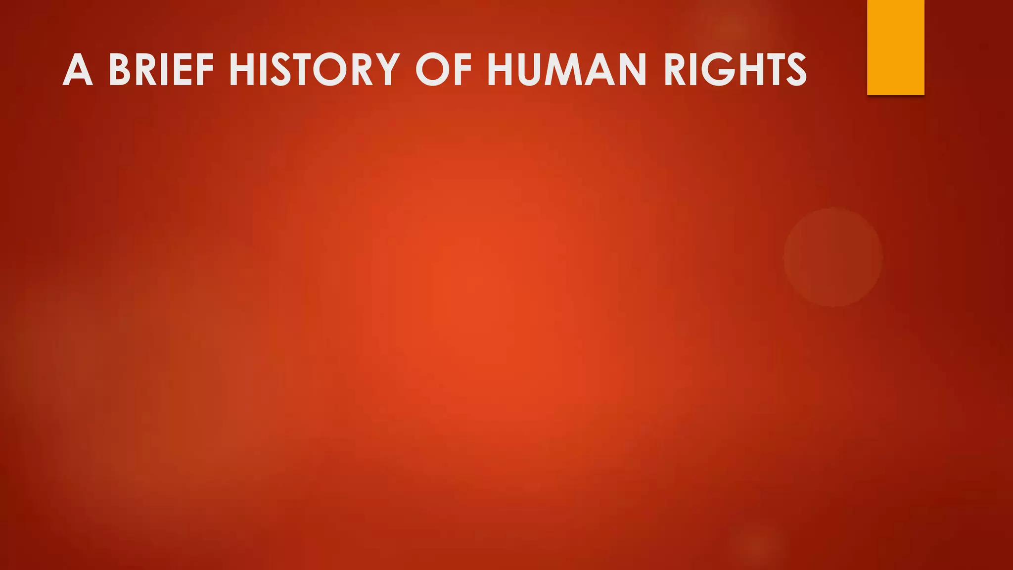 History of Human Rights | PPTX