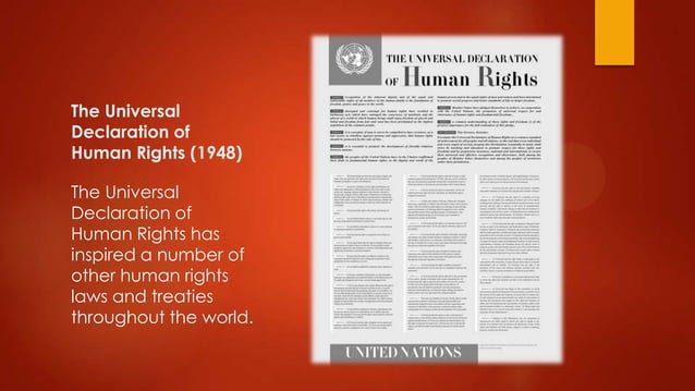 History of Human Rights | PPTX | Law