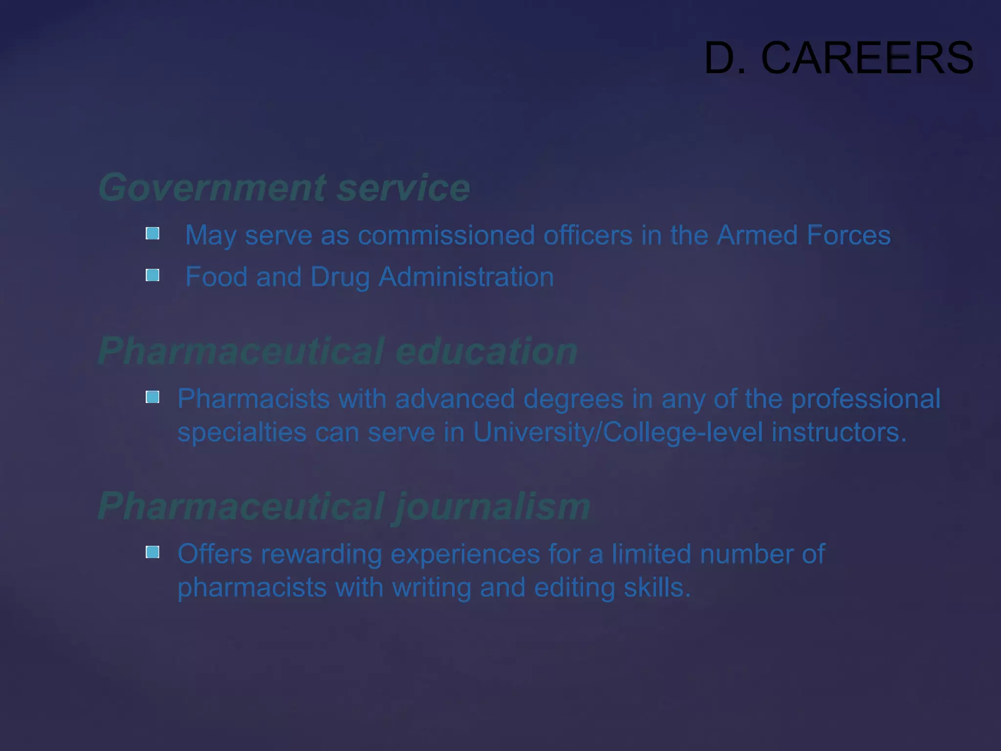 Scope of Pharmacy/ Career in Pharmacy | PPT