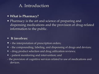 Scope of Pharmacy/ Career in Pharmacy | PPT