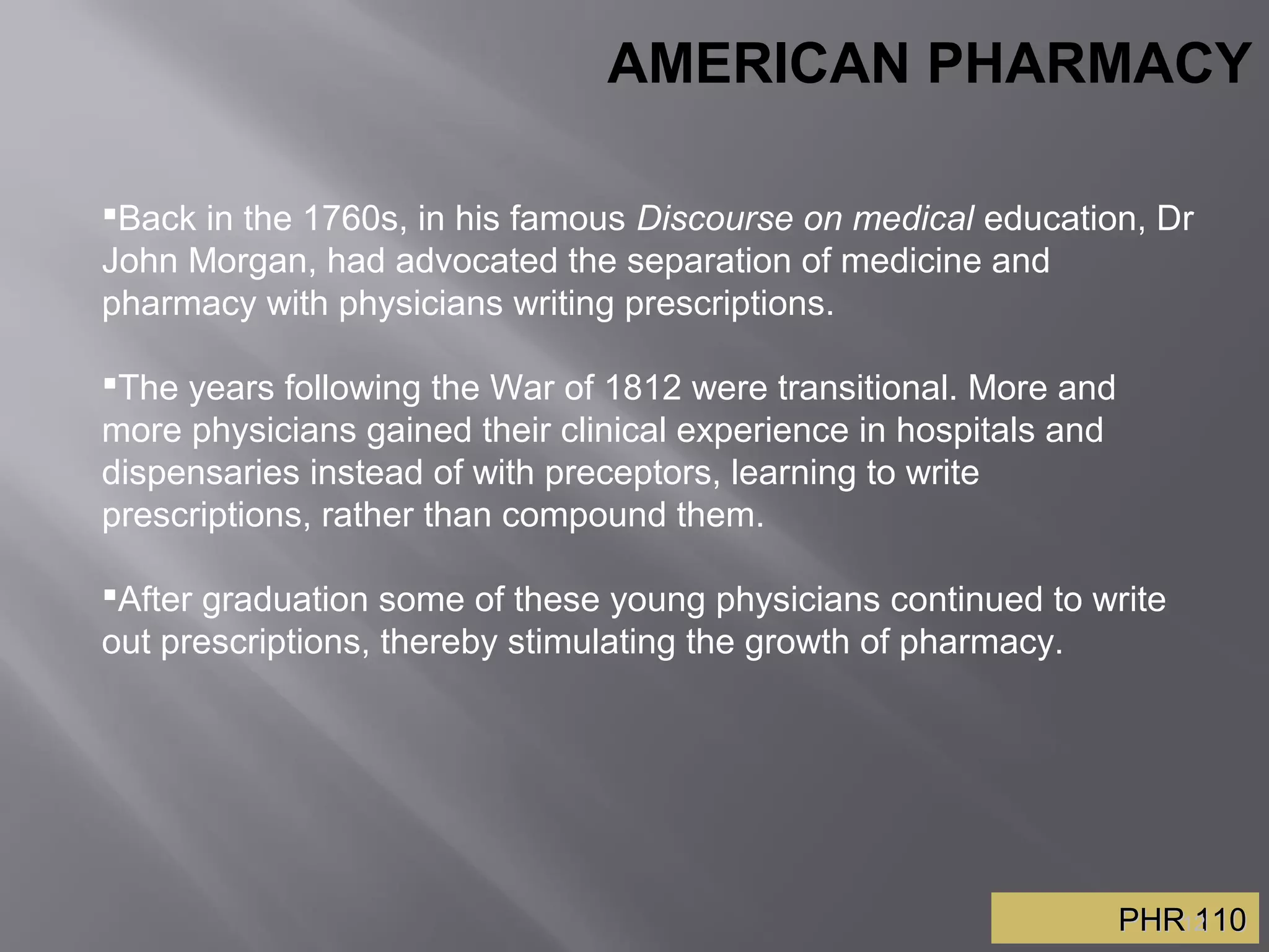 Evolution of Pharmacy/History of Pharmacy | PPT