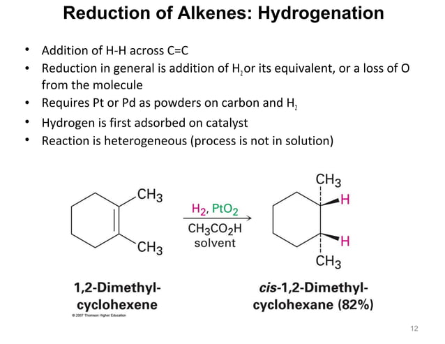 Alkenes: Reactions and Synthesis | PPT | Chemistry | Science