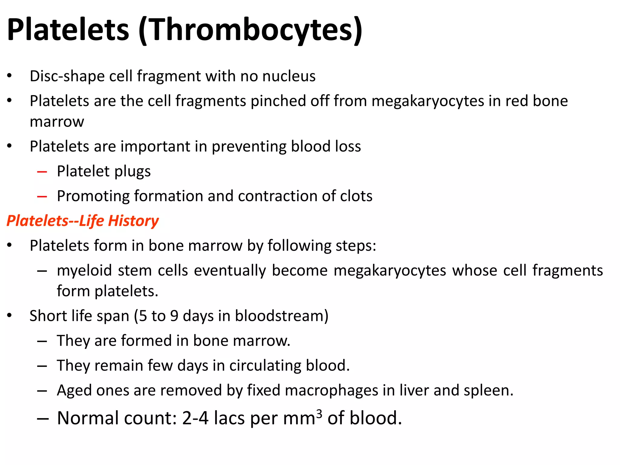 Blood/Platelets/Blood Clotting/Blood Groups | PPTX