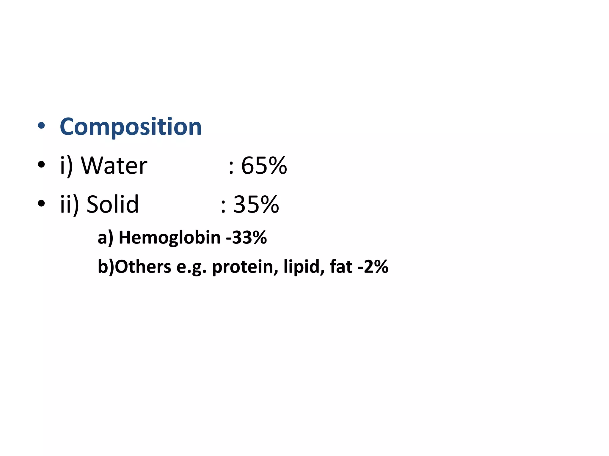 Blood (RBC, Anemia, Polycythemia) | PPTX