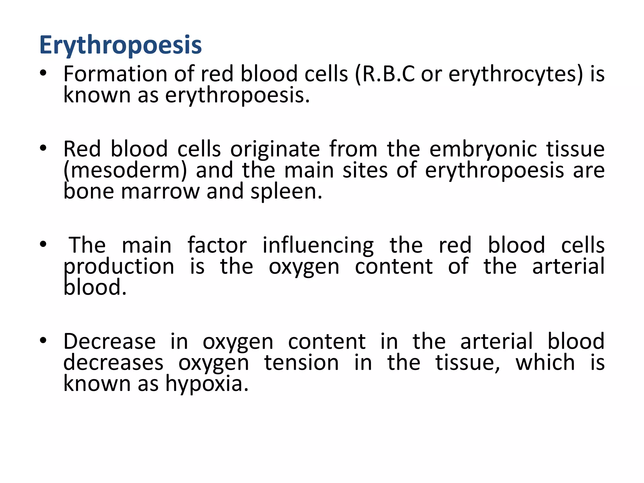 Blood (RBC, Anemia, Polycythemia) | PPTX