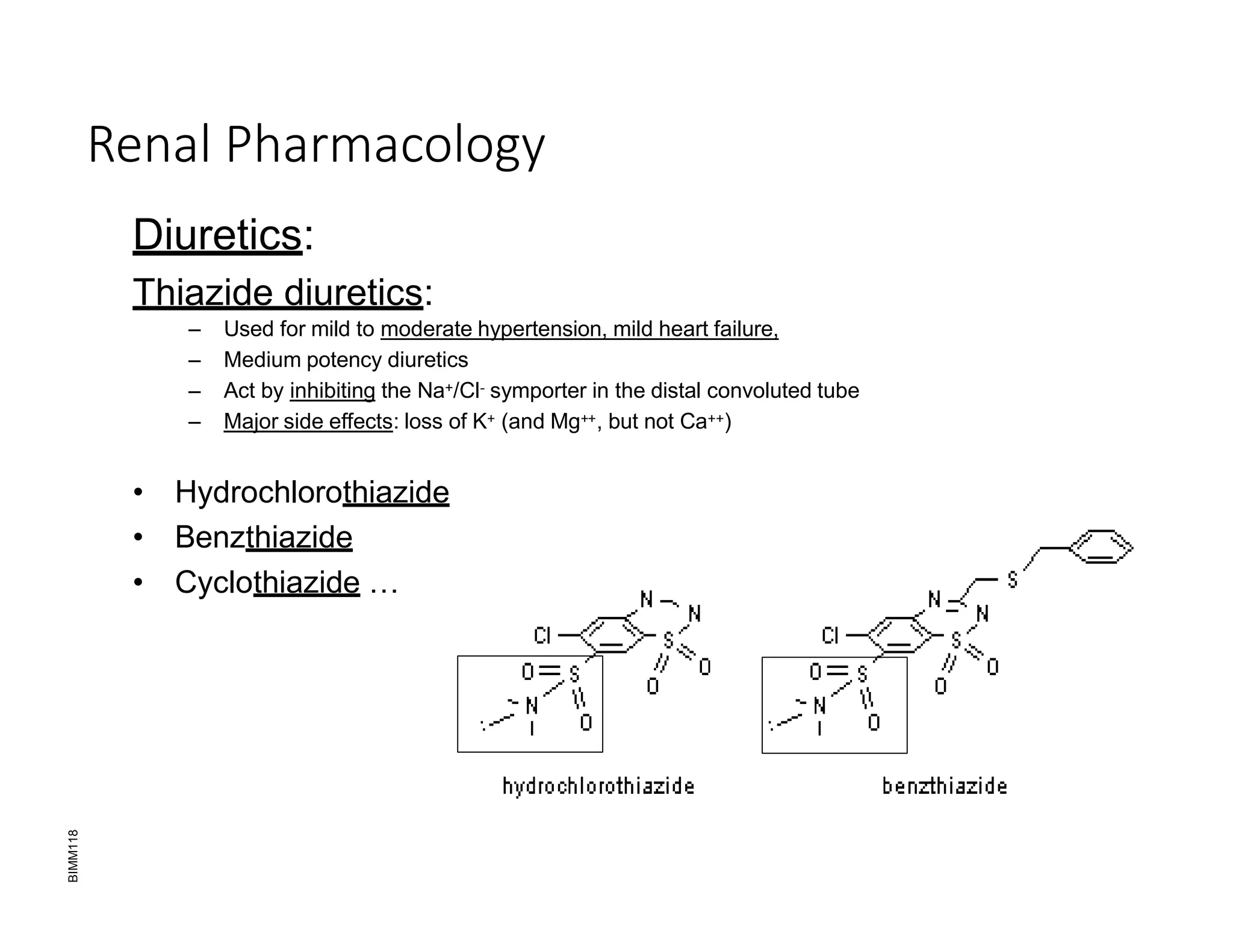 Renal Pharmacology ( Diuretics) | PPTX