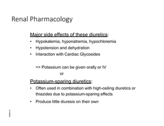 Renal Pharmacology ( Diuretics) | PPTX