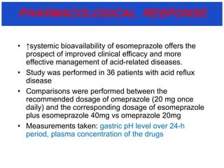 Comparative Study of Omeprazole and Esomeprazole | PPTX
