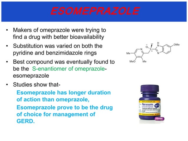 Comparative Study of Omeprazole and Esomeprazole | PPTX | Digestive ...