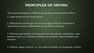 drying process and recent invention | PPTX