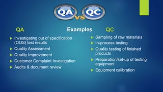 QA vs QC | PPTX