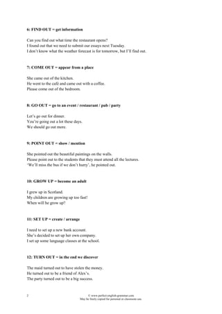 Phrasal verbs-1 | PDF
