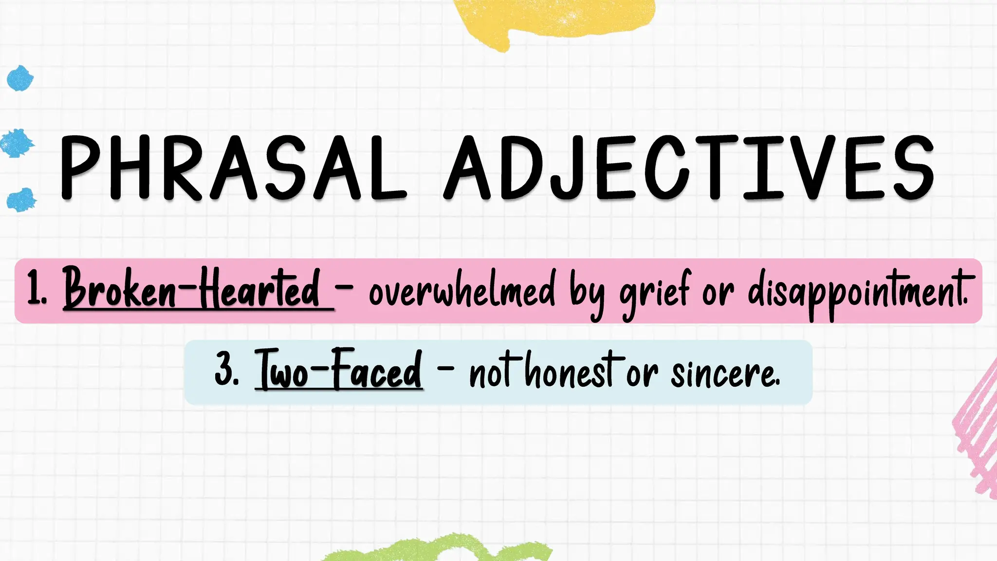 Phrasal Adjectives (Hyphenated and Non Hyphenated Phrasal Adjectives) | PPT