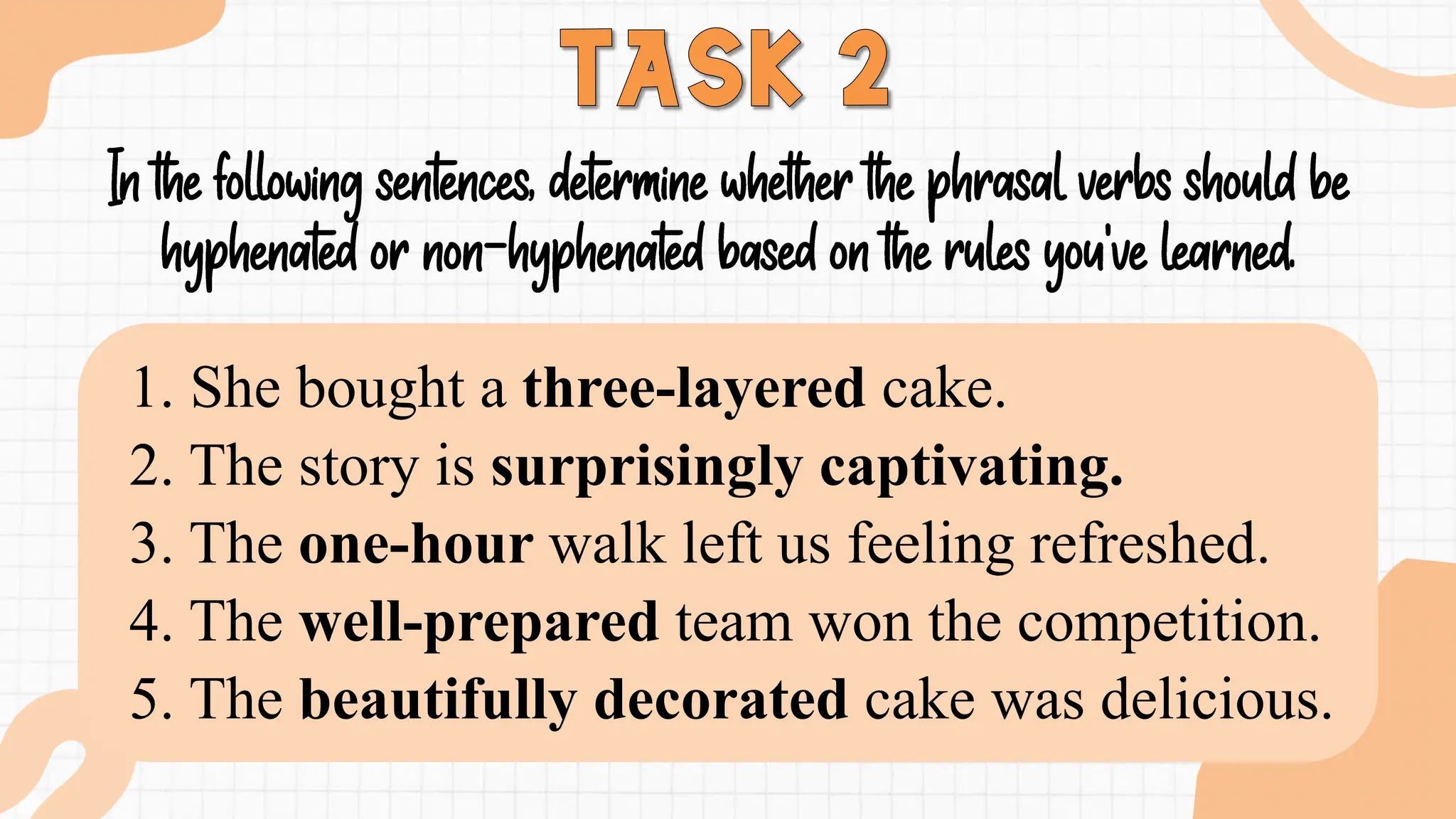 Phrasal Adjectives (Hyphenated and Non Hyphenated Phrasal Adjectives) | PPT