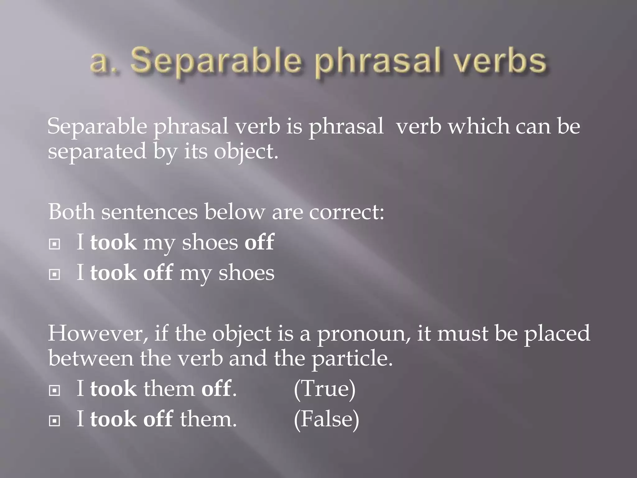 Phrasal Verb | PPT