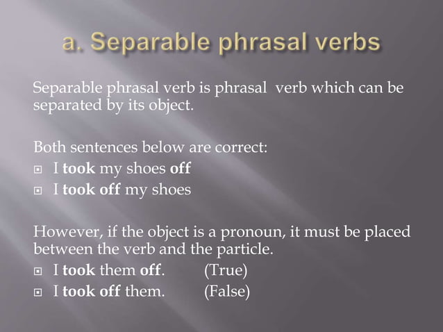 Phrasal Verb | PPT