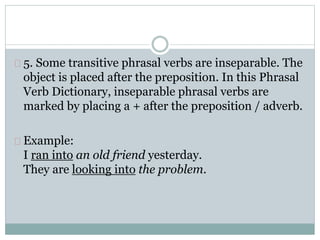 Phrasal verb | PPT
