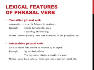 Phrasal verb | PPT