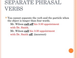 Phrasal verb 2018[1] | PPT