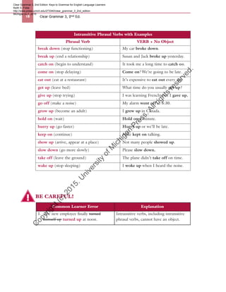 Phrasal verb english | PDF