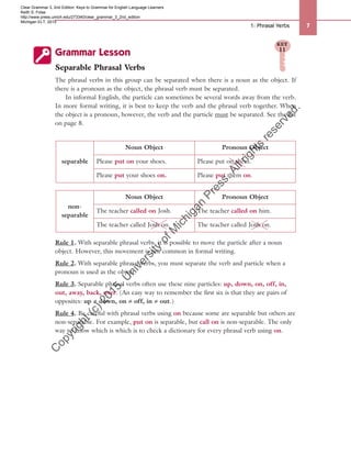 Phrasal verb english | PDF