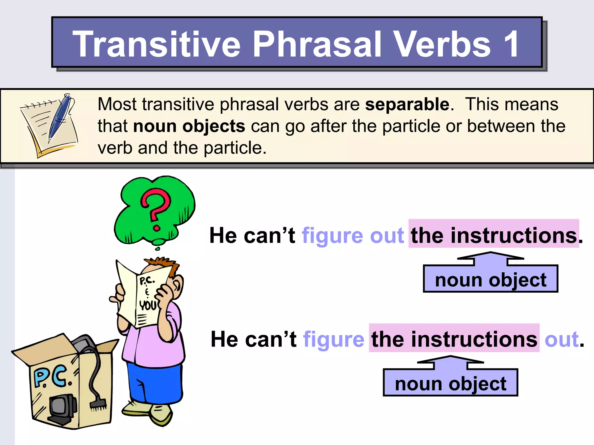 English Phrasal Verbs | PPS