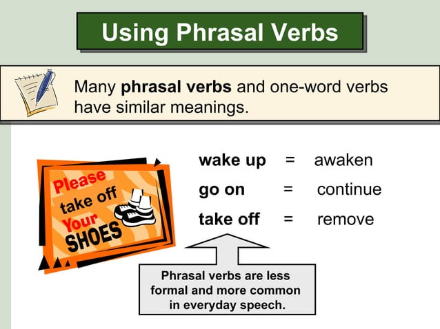 English Phrasal Verbs | PPS