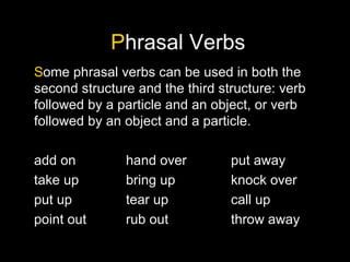 Phrasal verbs | PDF