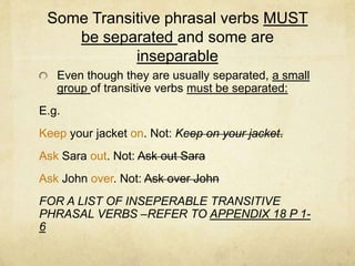 Phrasal verbs | PPTX
