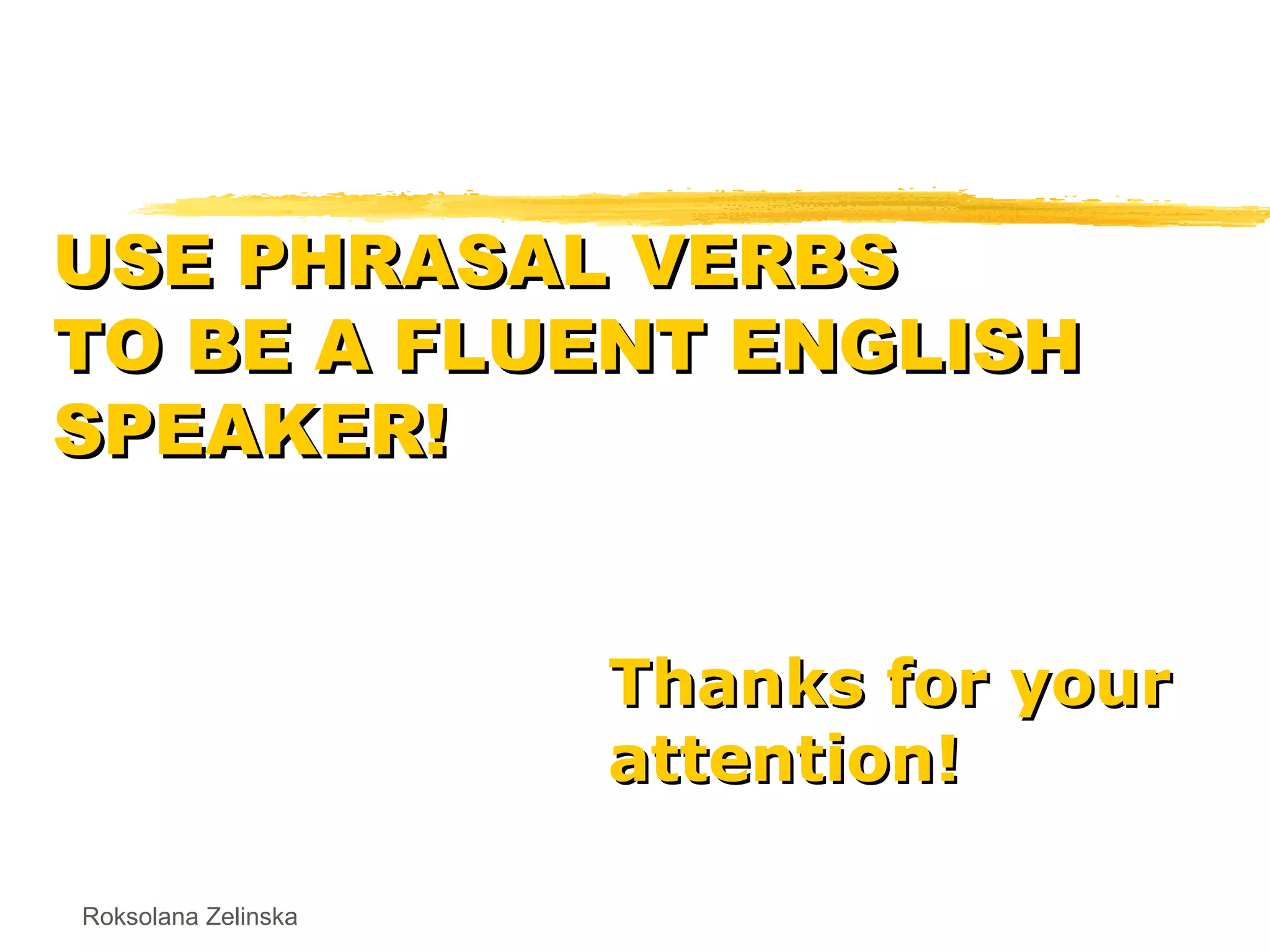 Phrasal verbs | PPT