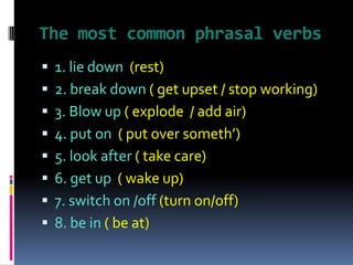 Phrasal verbs | PPT