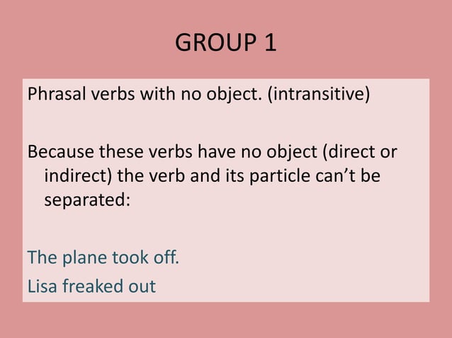 Phrasal verbs NEF INTERMEDIATE PLUS | PPT