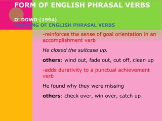 Phrasal verbs | PPT