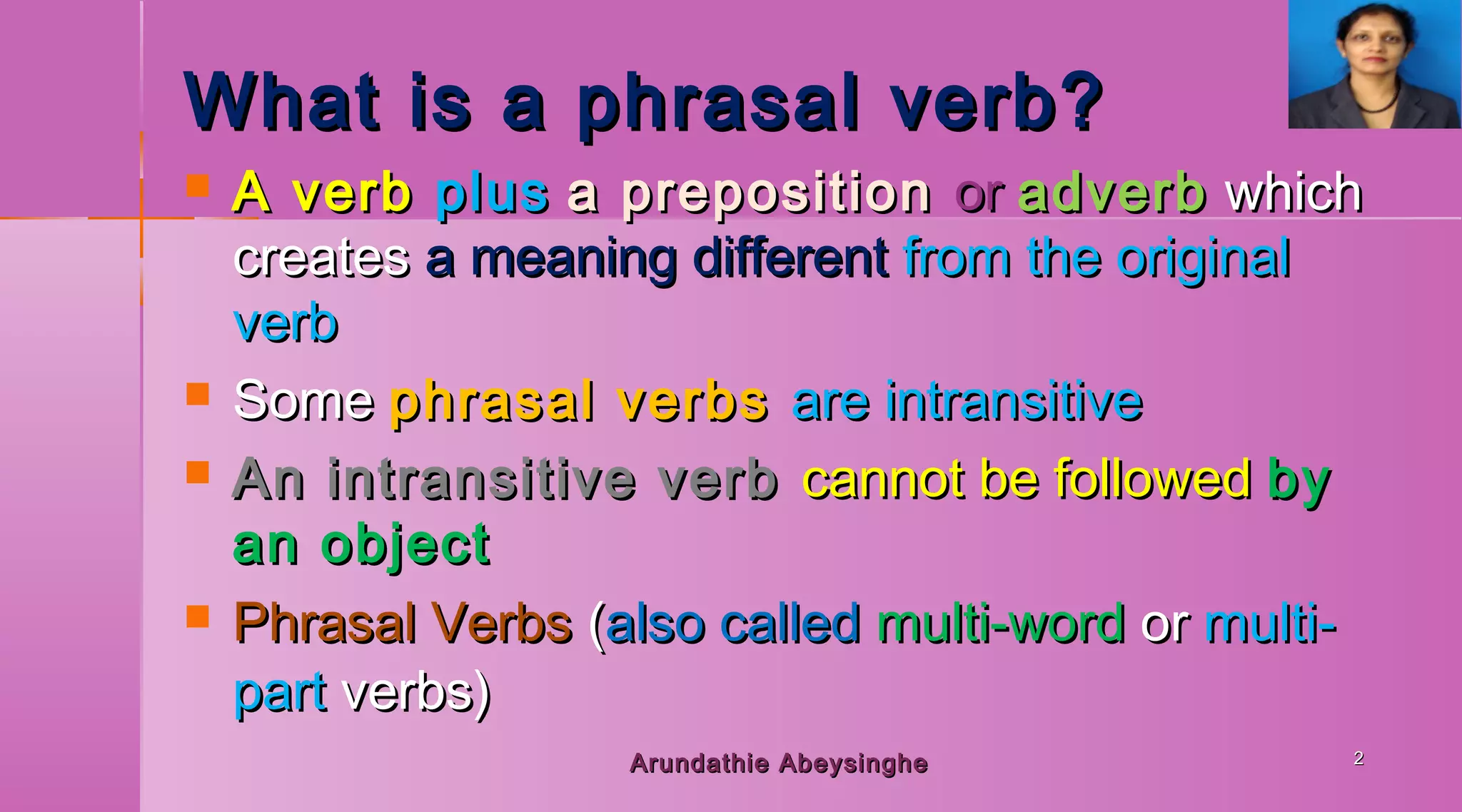What are Phrasal Verbs? | PPT