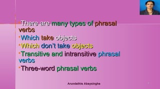 What are Phrasal Verbs? | PPT