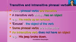 What are Phrasal Verbs? | PPT