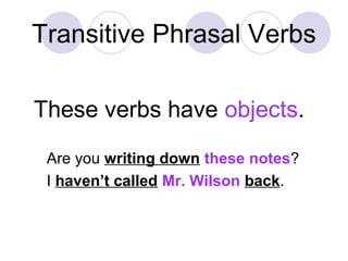 Phrasal verbs | PPT