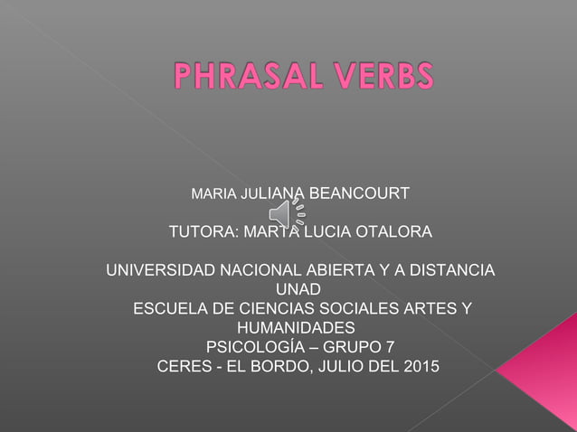 Phrasal verbs | PPT